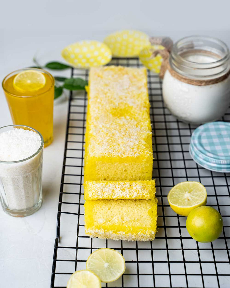 Lemon Lamington Cake – elloras.in