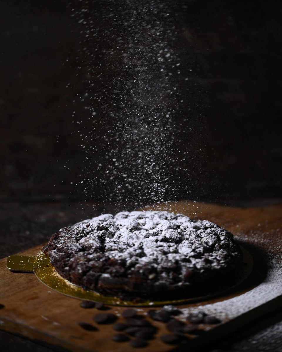 Eggless Choco Chew Brownie (Round) – elloras.in